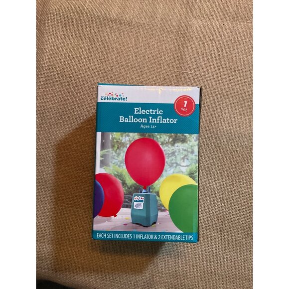 Celebrate! | Other | Electric Balloon Inflator With 2 Extendable Tips ...